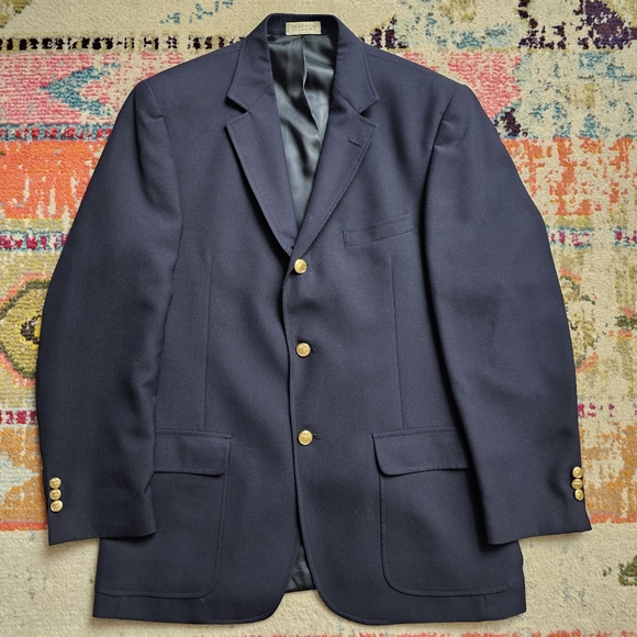 Orvis | Suits & Blazers | Orvis Blue Blazer Mens 42l Sports Coat ...